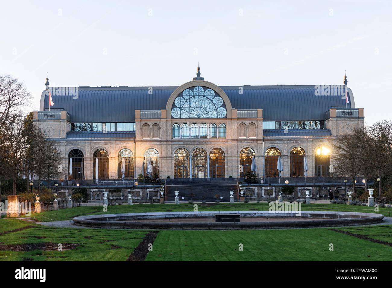 the main building of the Flora (Palais im Park) in the Botanical Garden ...