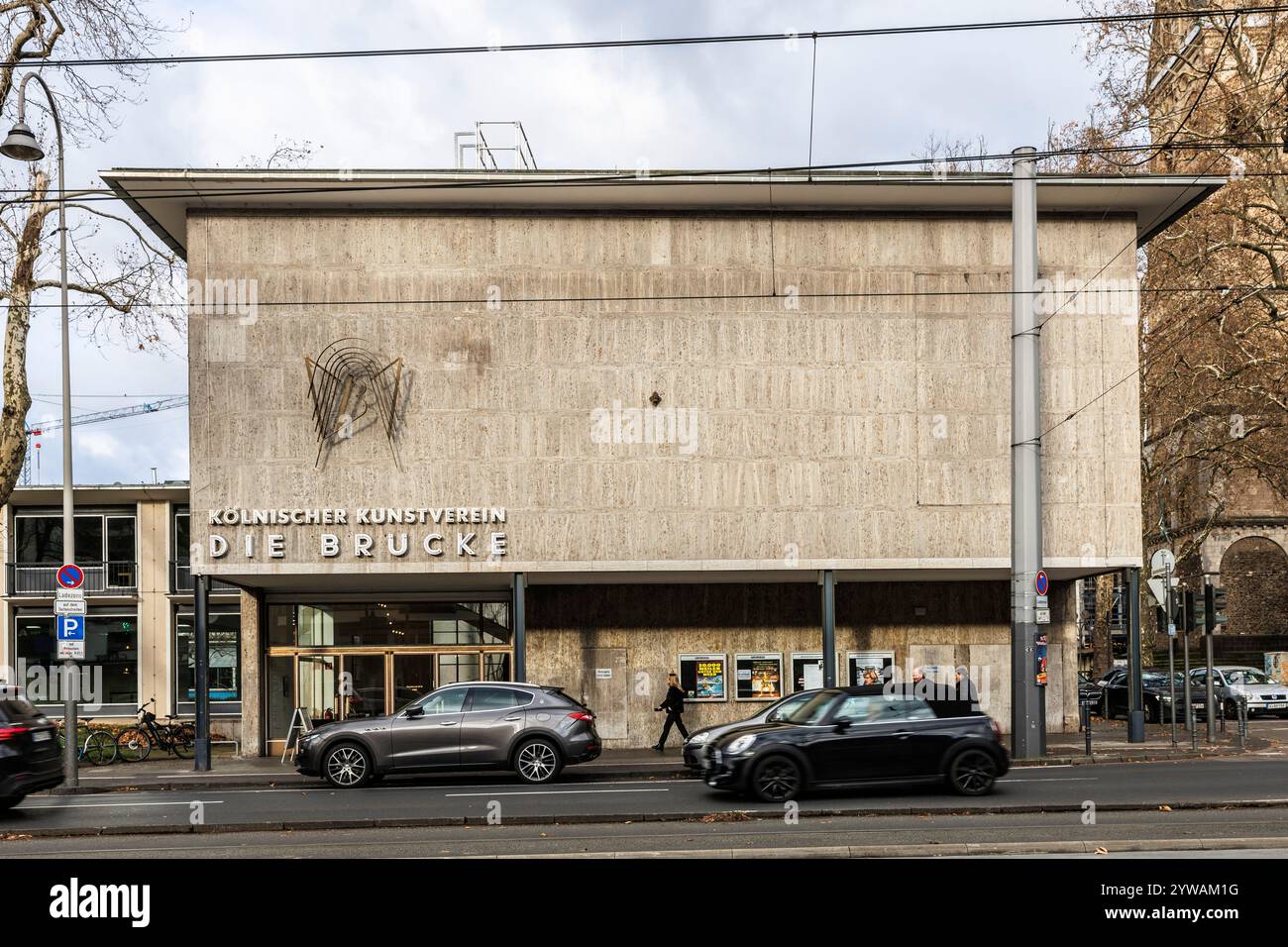 the building Die Bruecke of the Koelnischer Kunstverein on ...