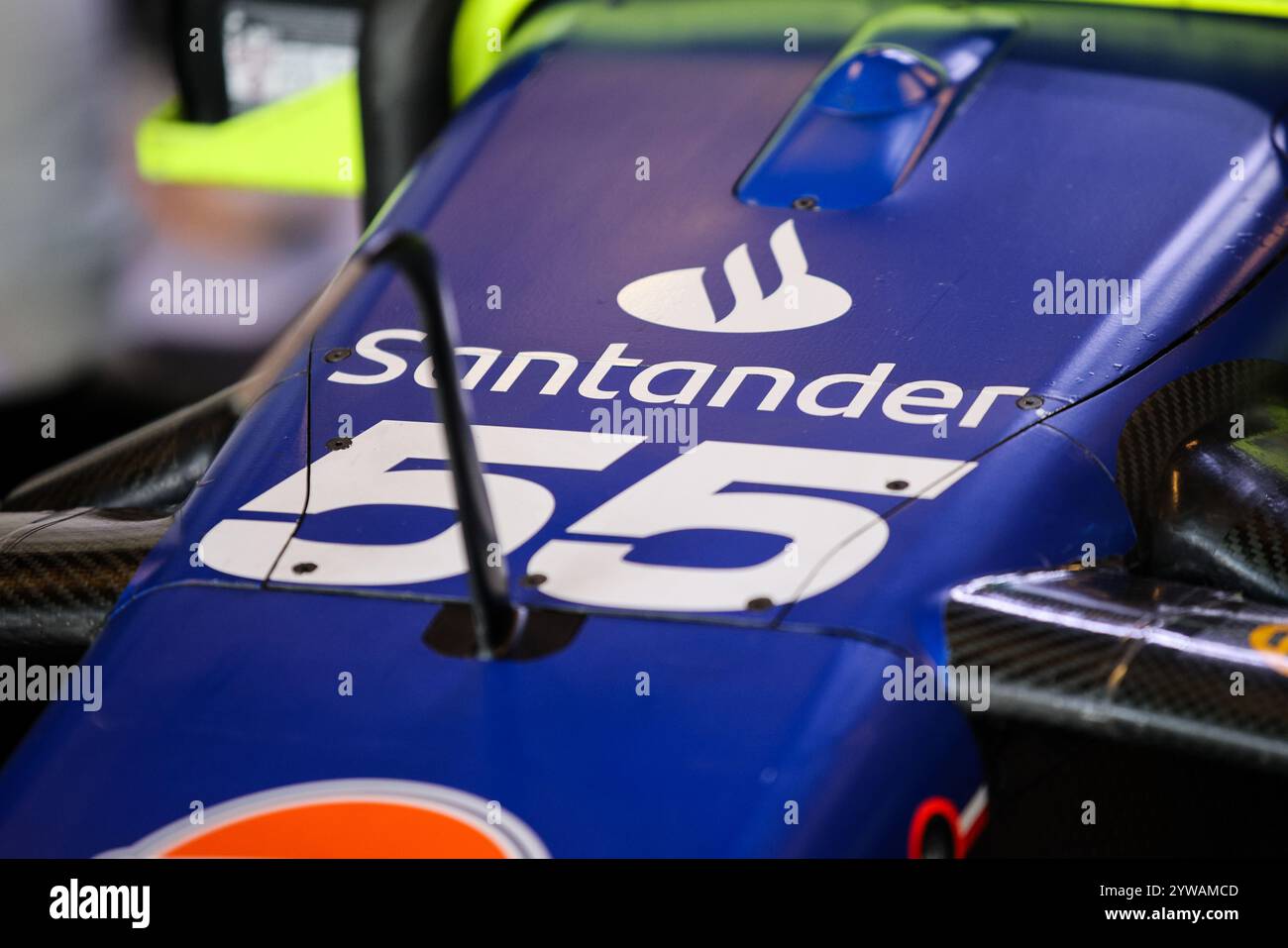 55 SAINZ Carlos (spa), Williams Racing FW45, Santander bank sponsor ...