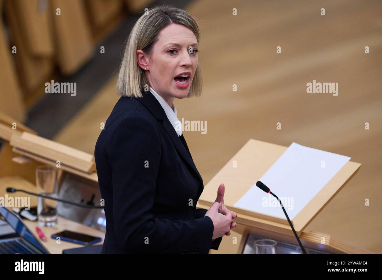 Edinburgh Scotland, UK 10 December 2024. Cabinet Secretary for ...