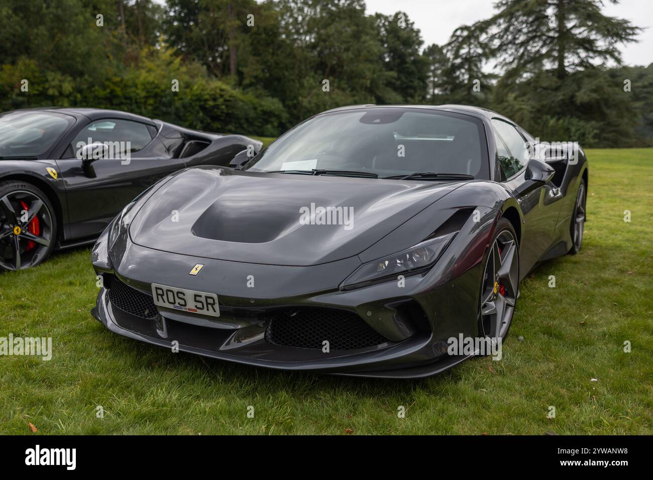 2021 Ferrari F8 Spider, on display at the 2024 Salon Privé Concours d ...