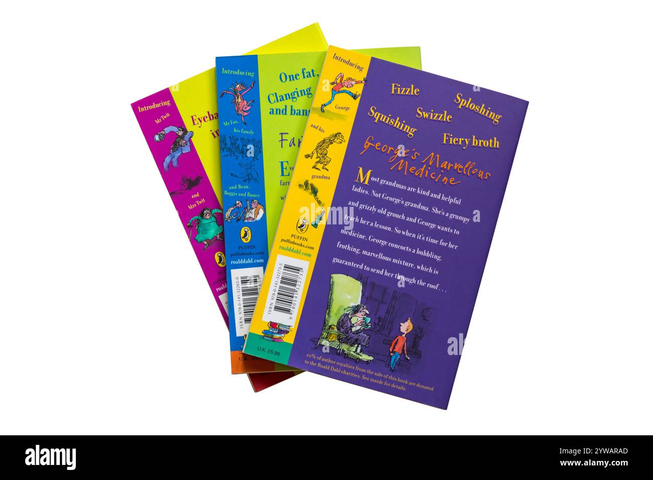 Selection of Roald Dahl childrens books with George's Marvellous ...