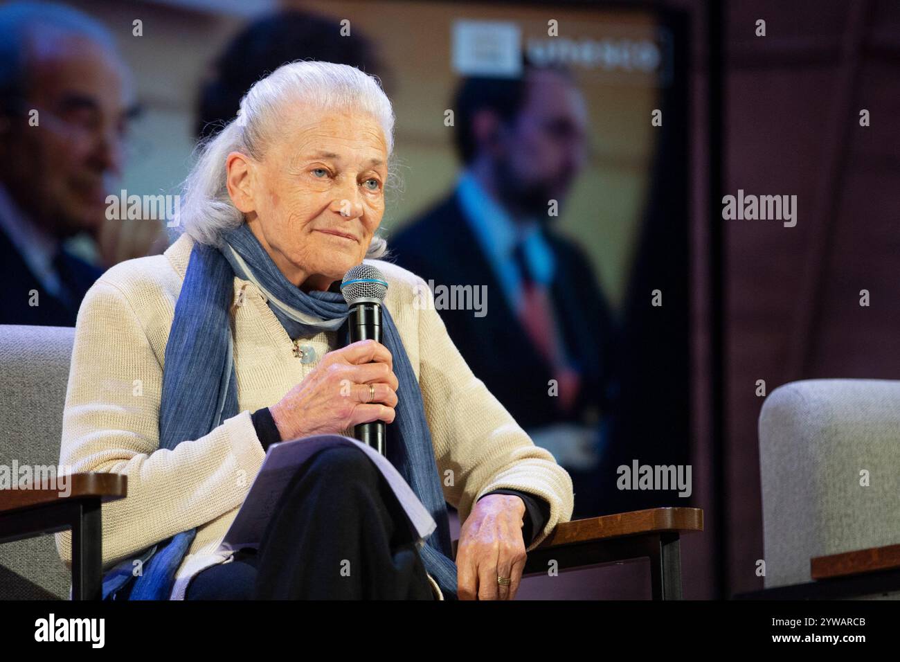 Paris, France. 10th Dec, 2024. Philosopher and feminist Elisabeth ...