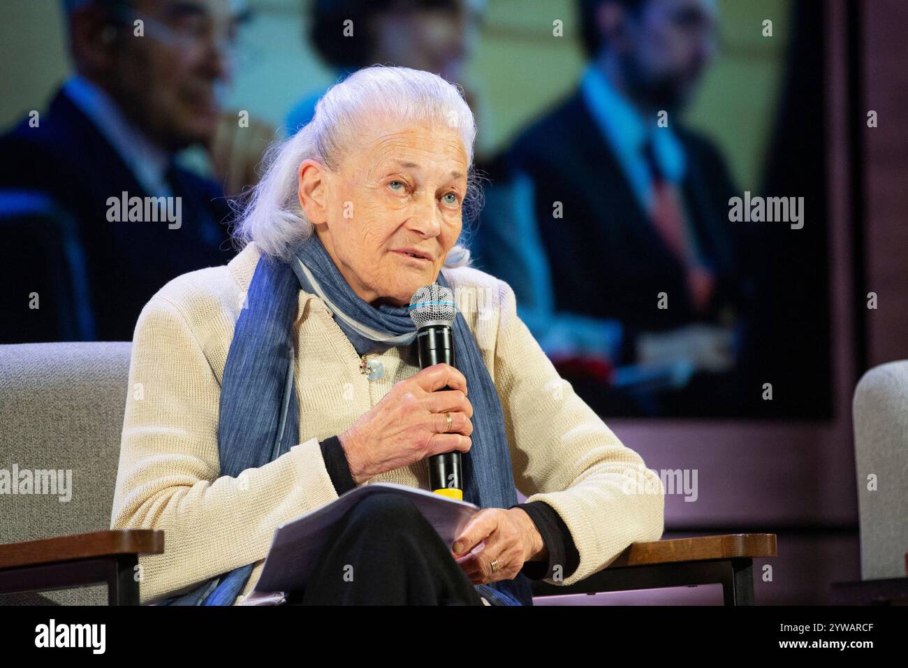 Paris, France. 10th Dec, 2024. Philosopher and feminist Elisabeth ...