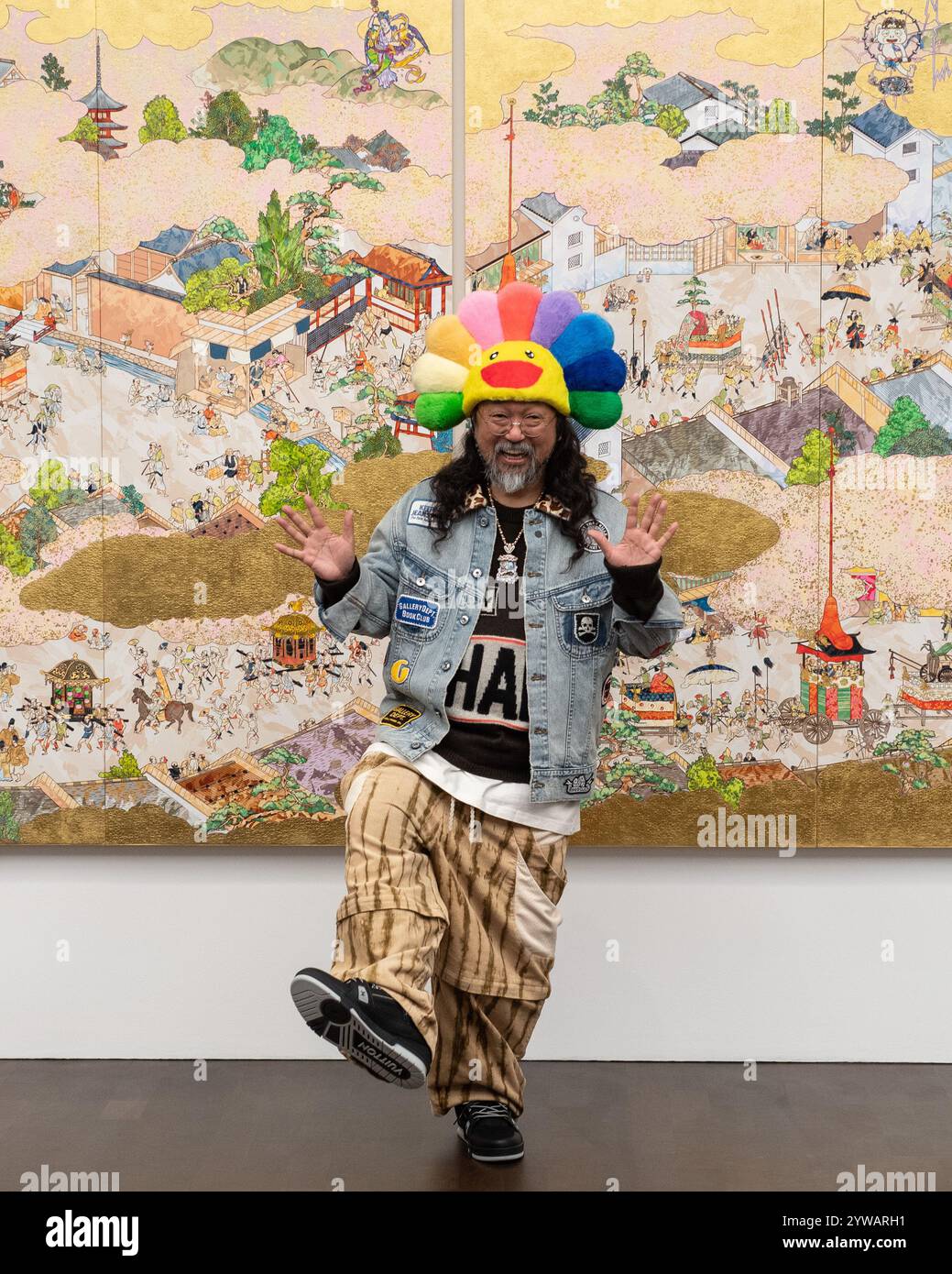 London, England, UK. 10th Dec, 2024. Japanese artist TAKASHI MURAKAMI ...
