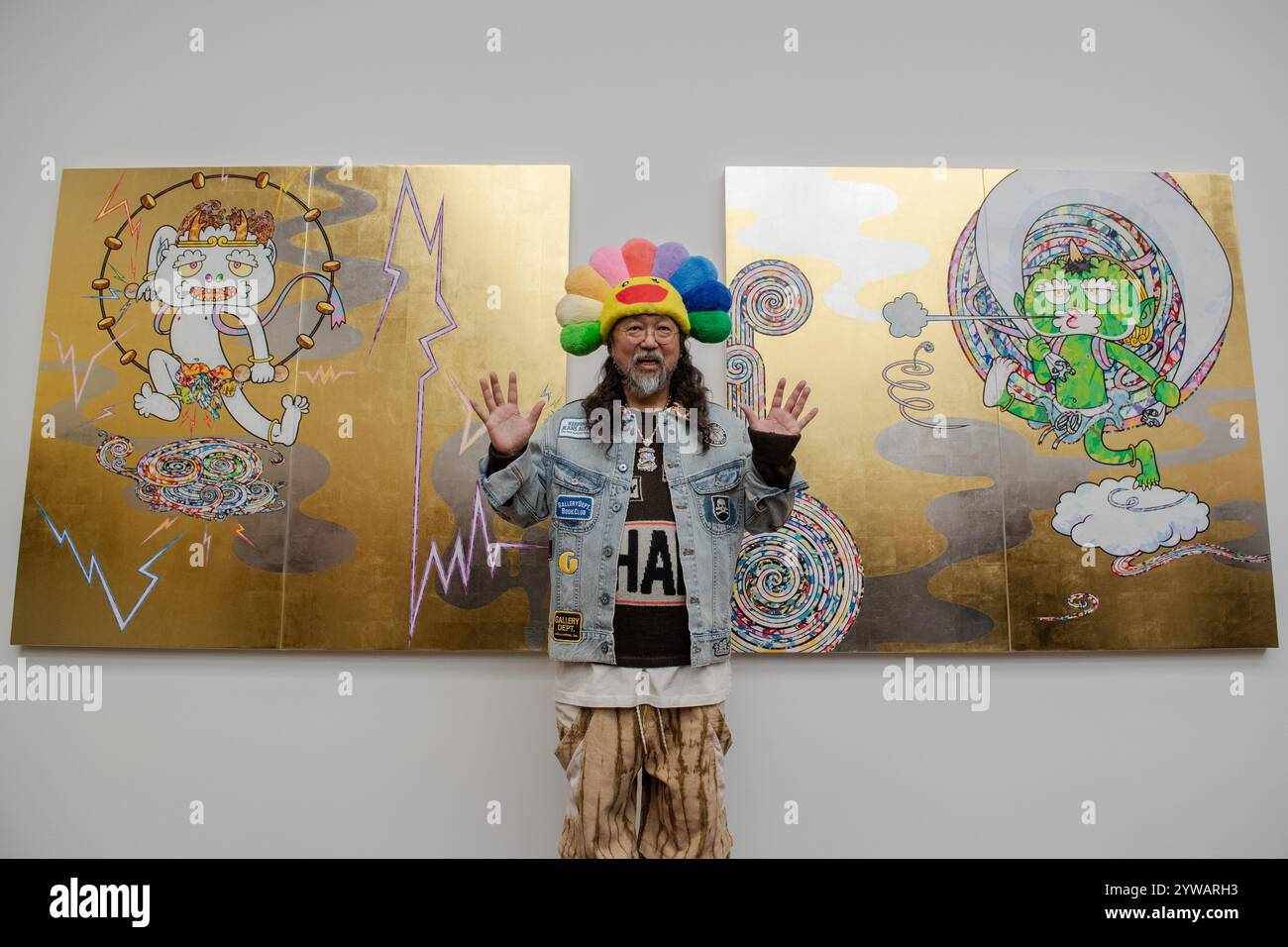 London, England, UK. 10th Dec, 2024. Japanese artist TAKASHI MURAKAMI ...