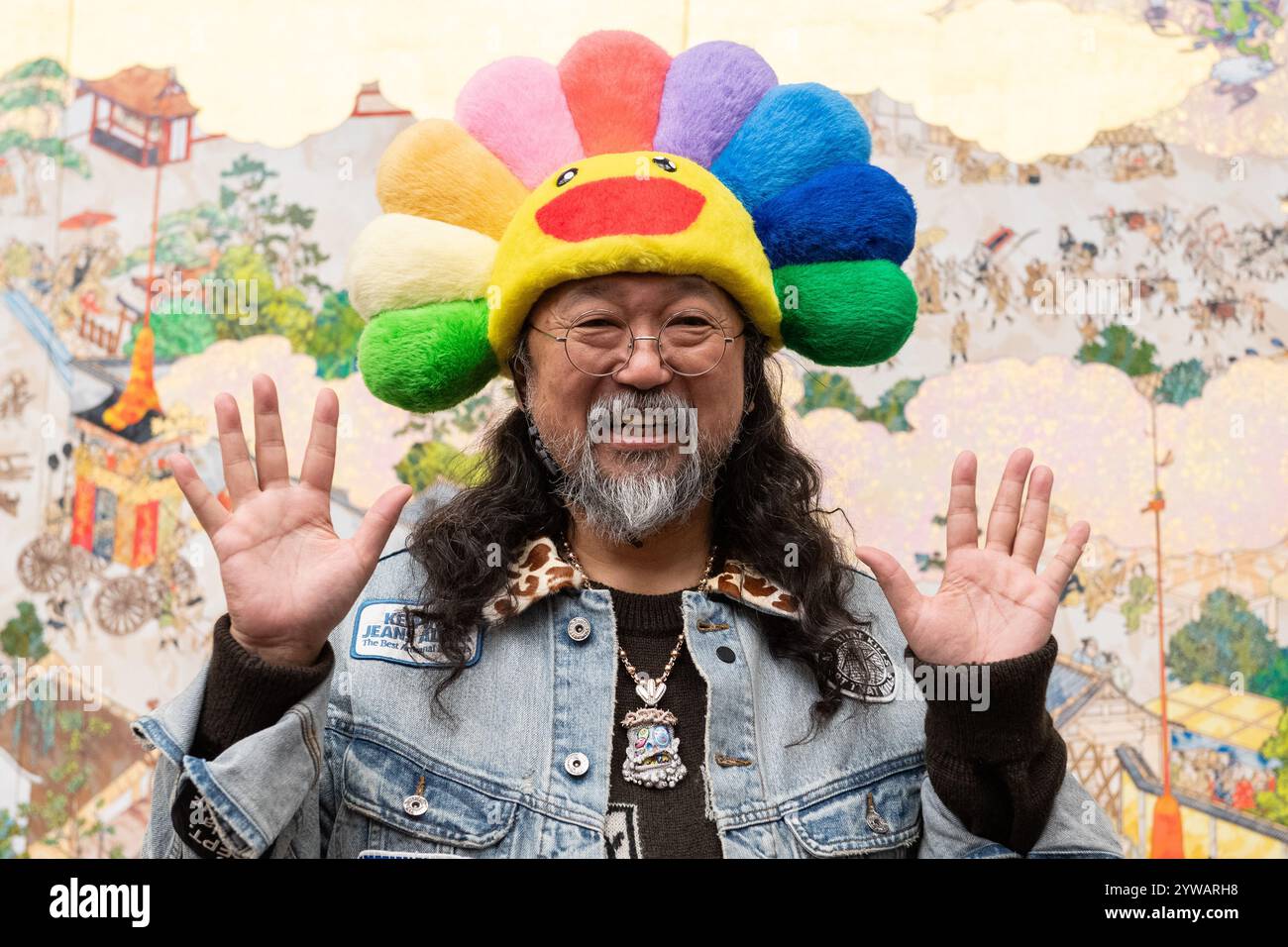 London, England, UK. 10th Dec, 2024. Japanese artist TAKASHI MURAKAMI ...