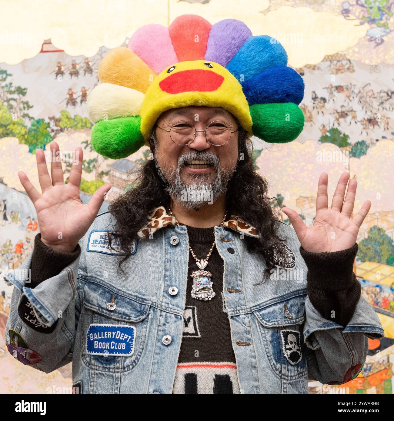 London, England, UK. 10th Dec, 2024. Japanese artist TAKASHI MURAKAMI ...