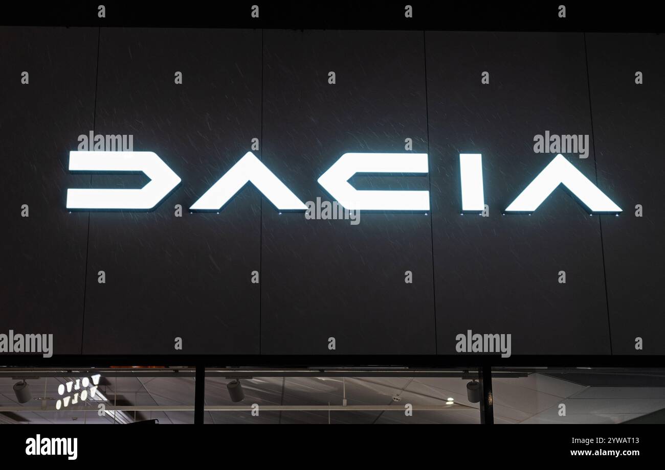 Dacia, car dealer Stock Photo - Alamy