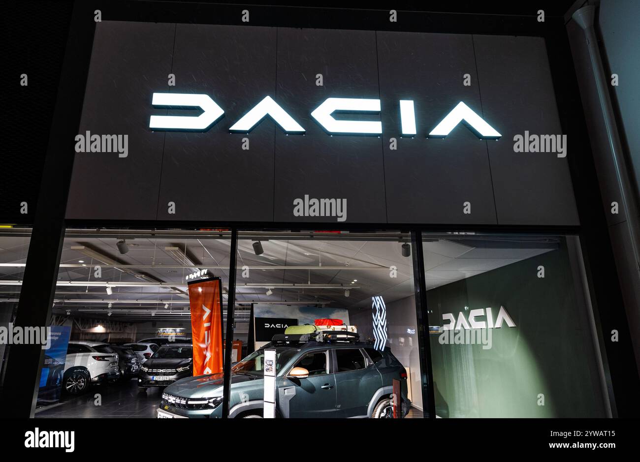 Dacia, car dealer Stock Photo - Alamy