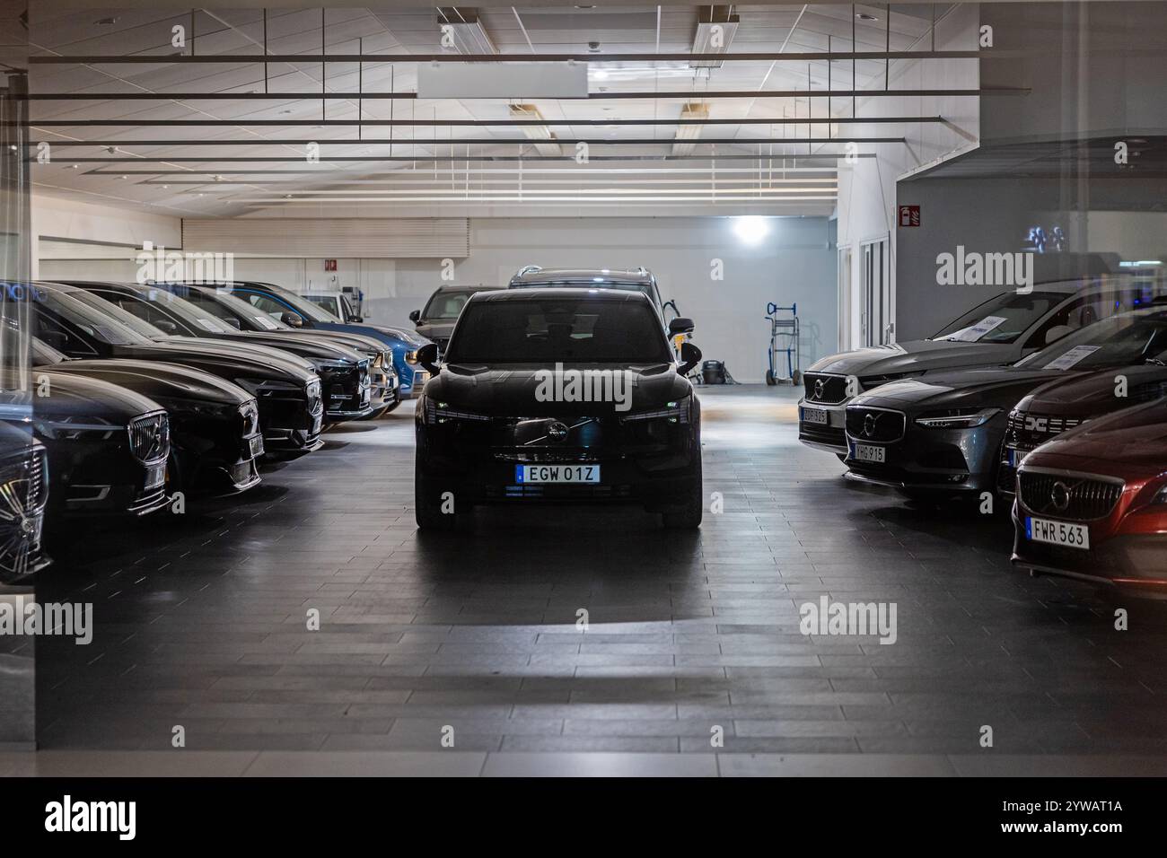 Volvo cars, car dealer Stock Photo - Alamy