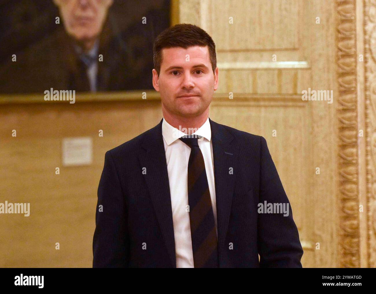 Jonathan Buckley at Stormont buildings, Belfast, ahead of Assembly ...