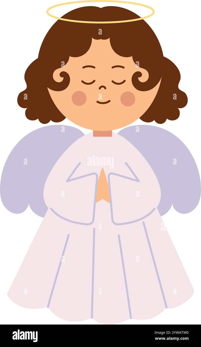 cute cartoon angel Stock Vector Image & Art - Alamy
