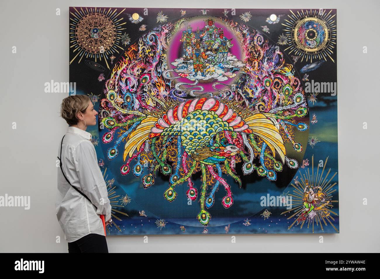 London, England, UK. 10th Dec, 2024. Japanese artist Takashi Murakami ...