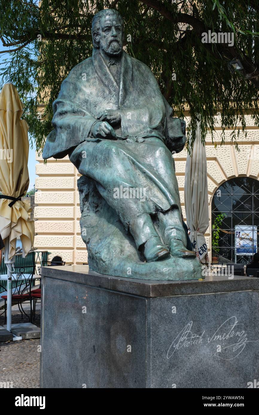 Statue of Bedrich Smetana, Prague, Czechia, Czech Republic Stock Photo ...