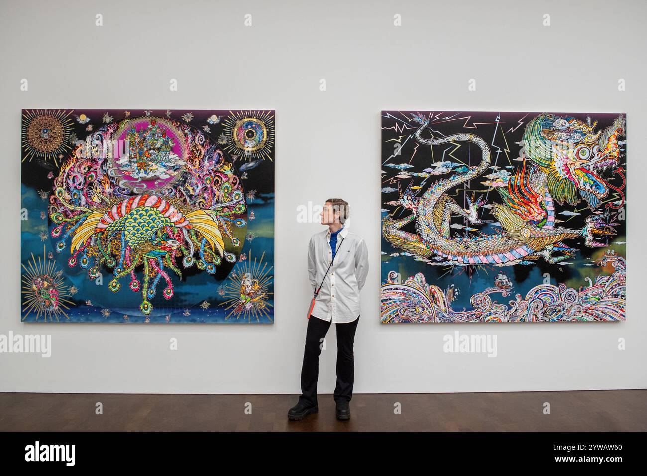 London, England, UK. 10th Dec, 2024. Japanese artist Takashi Murakami ...