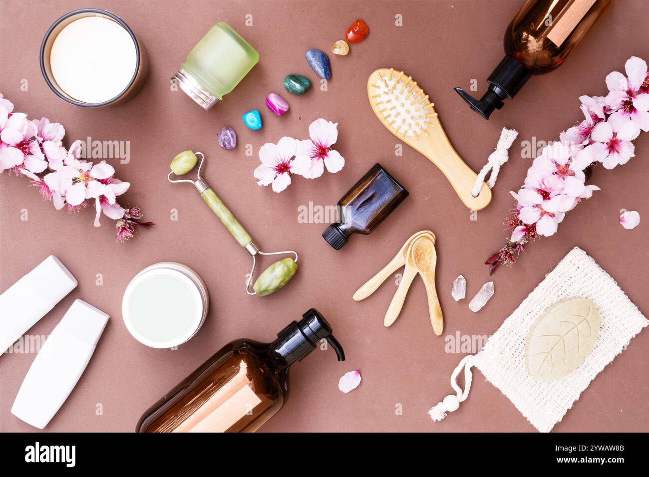 Natural cosmetics set Stock Photo - Alamy