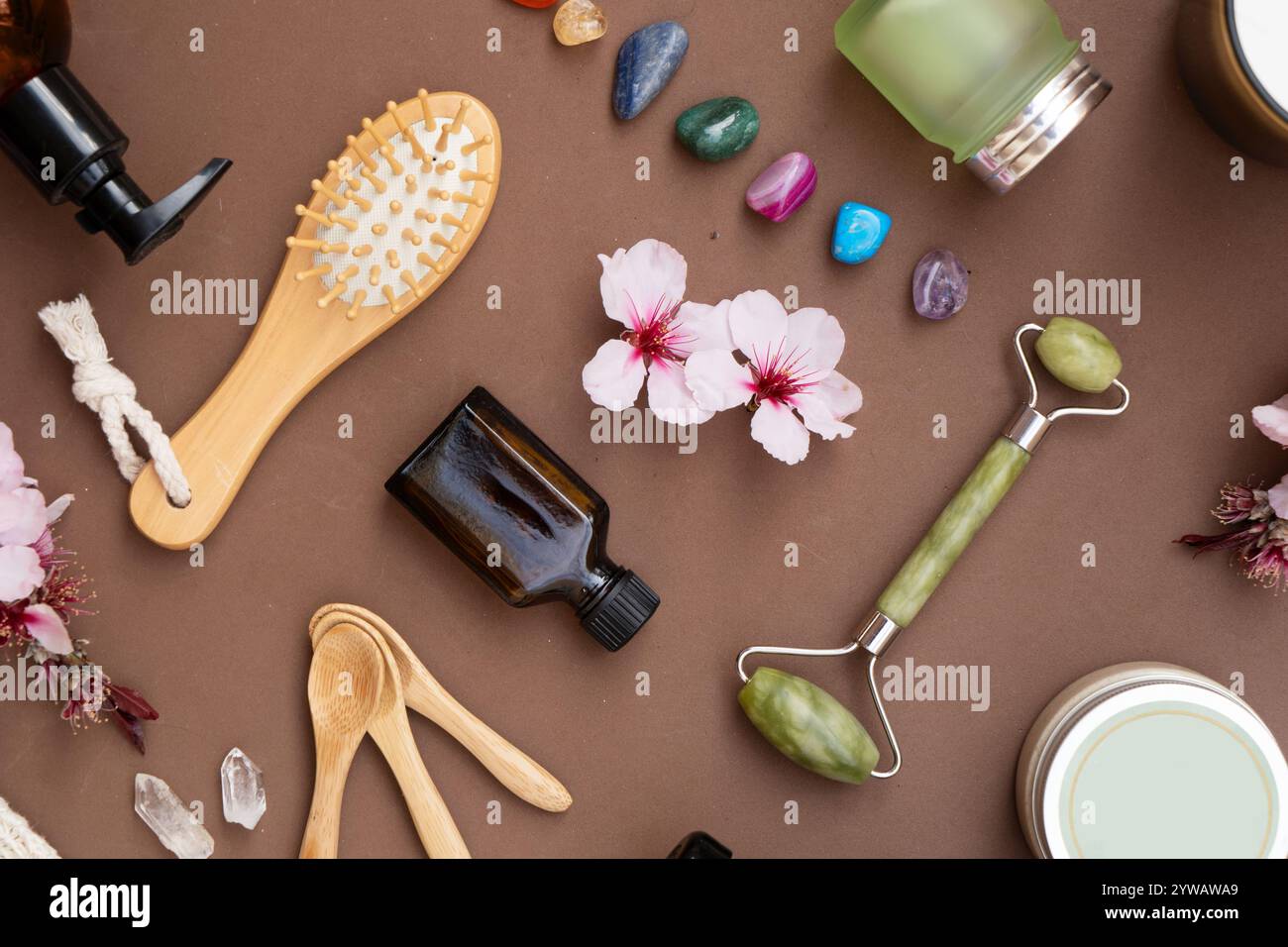Natural cosmetics set Stock Photo - Alamy