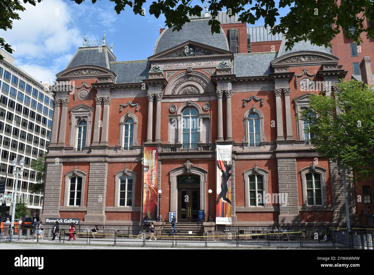 Washington D.C., USA- September 2, 2024- Renwick Gallery of the Smithsonian American Art Museum ...