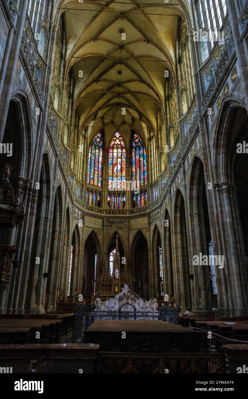 Southern Window, Showing God Cradling the Body of Jesus, St. Vitus ...