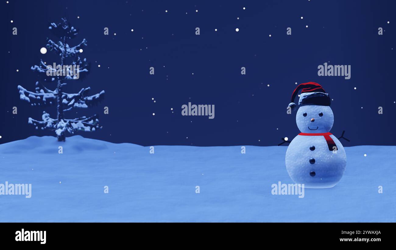 Snow falling 4k animation snowfall hi-res stock photography and images ...