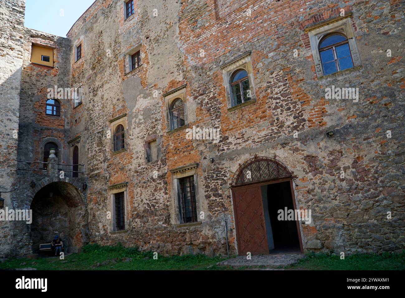 Zagorze Slaske, Poland - August 13th, 2024 - Grodno Castle - stone ...
