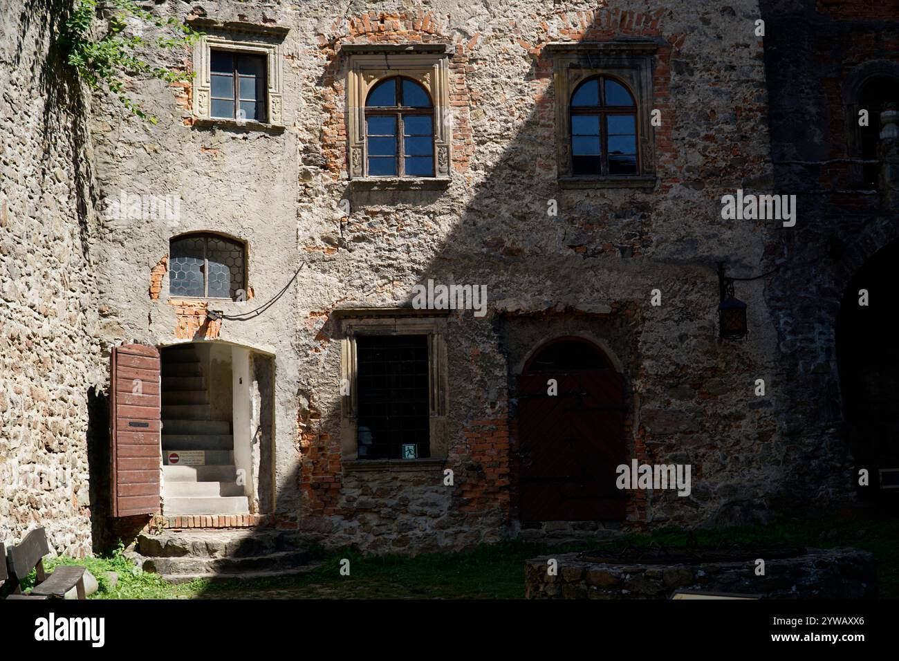 Zagorze Slaske, Poland - August 13th, 2024 - Grodno Castle - stone ...