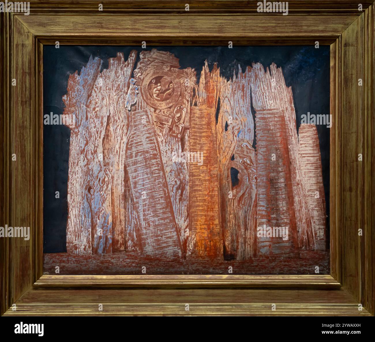 Paris, France - 11 09 2024: Surrealism exposition. Vision Caused by the ...