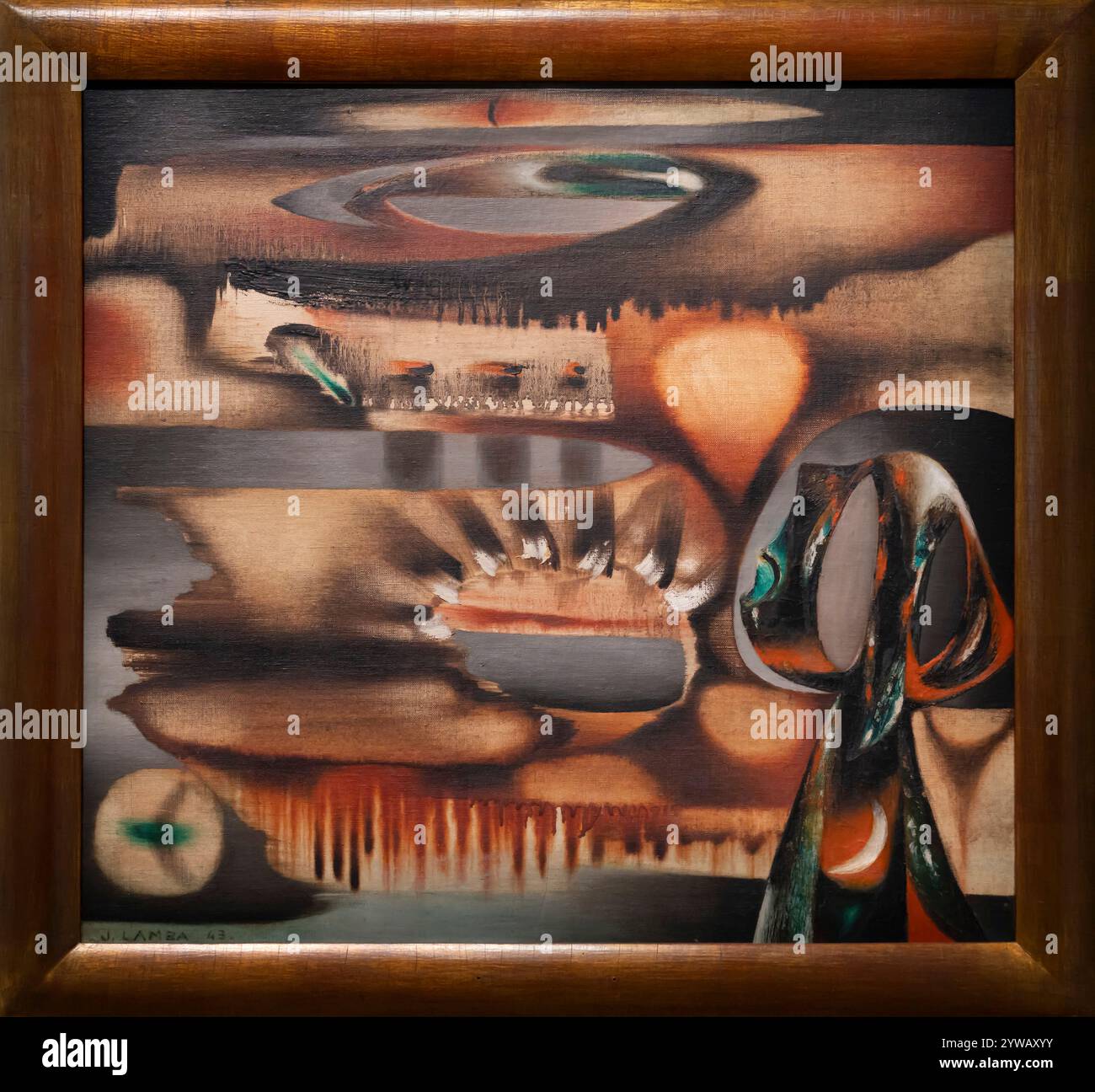 Paris, France - 11 09 2024: Surrealism exposition. Behind the Sun ...