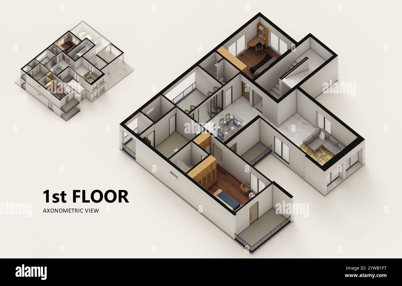 Isometric rendering hi-res stock photography and images - Alamy