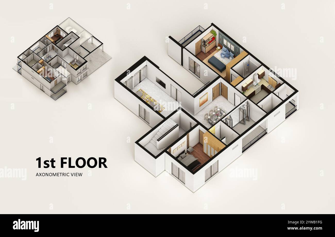 Isometric rendering hi-res stock photography and images - Alamy