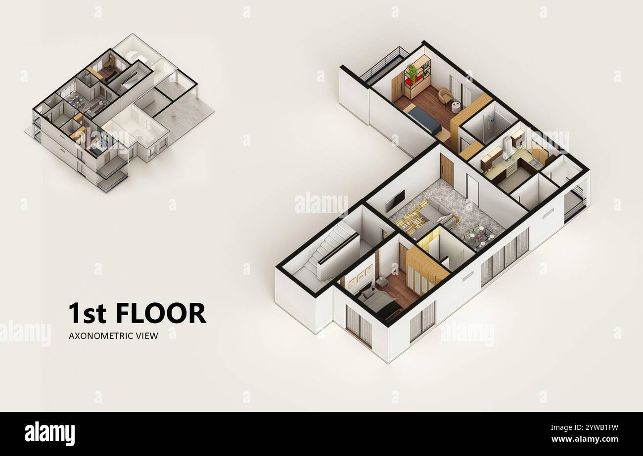 Isometric rendering hi-res stock photography and images - Alamy