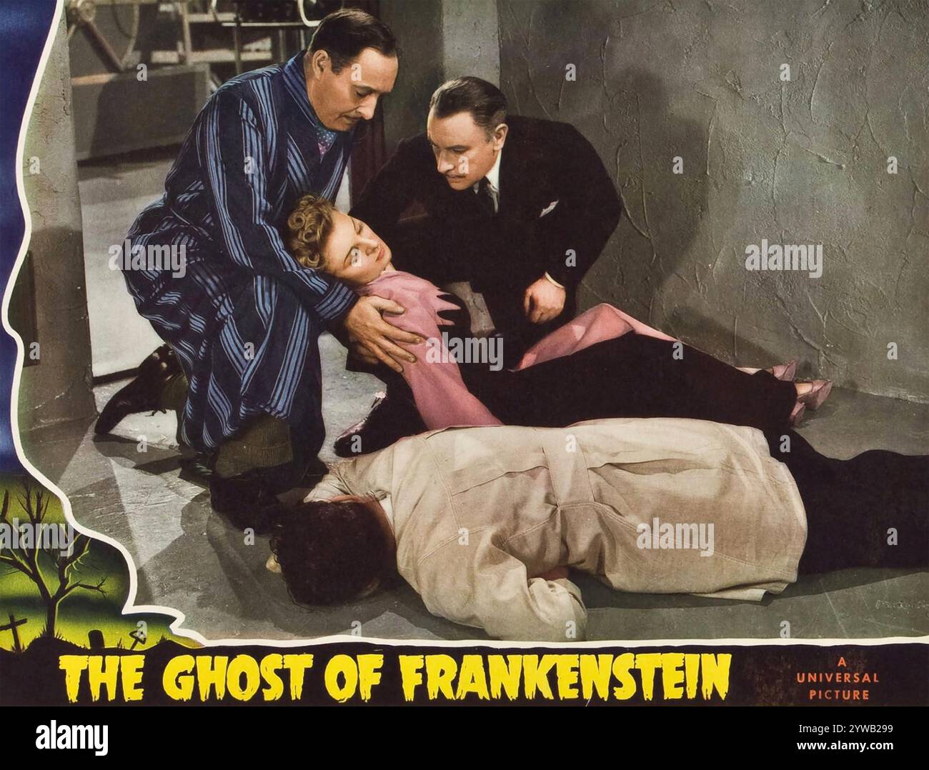 THE GHOST OF FRANKENSTEIN 1942 Universal Pictures film with from left ...