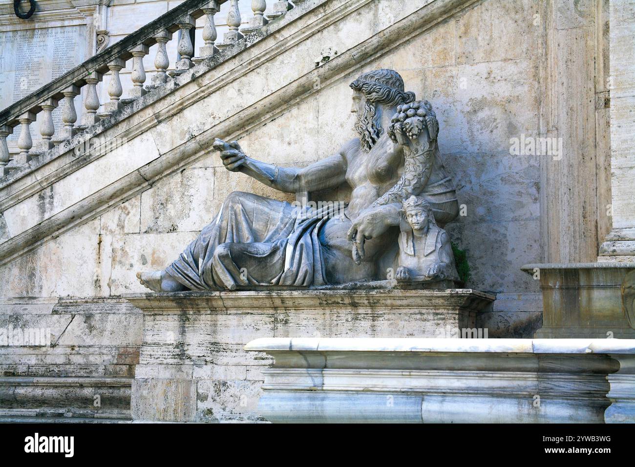 Italy Lazio Rome The Campidoglio, also known as the Capitoline Hill ...