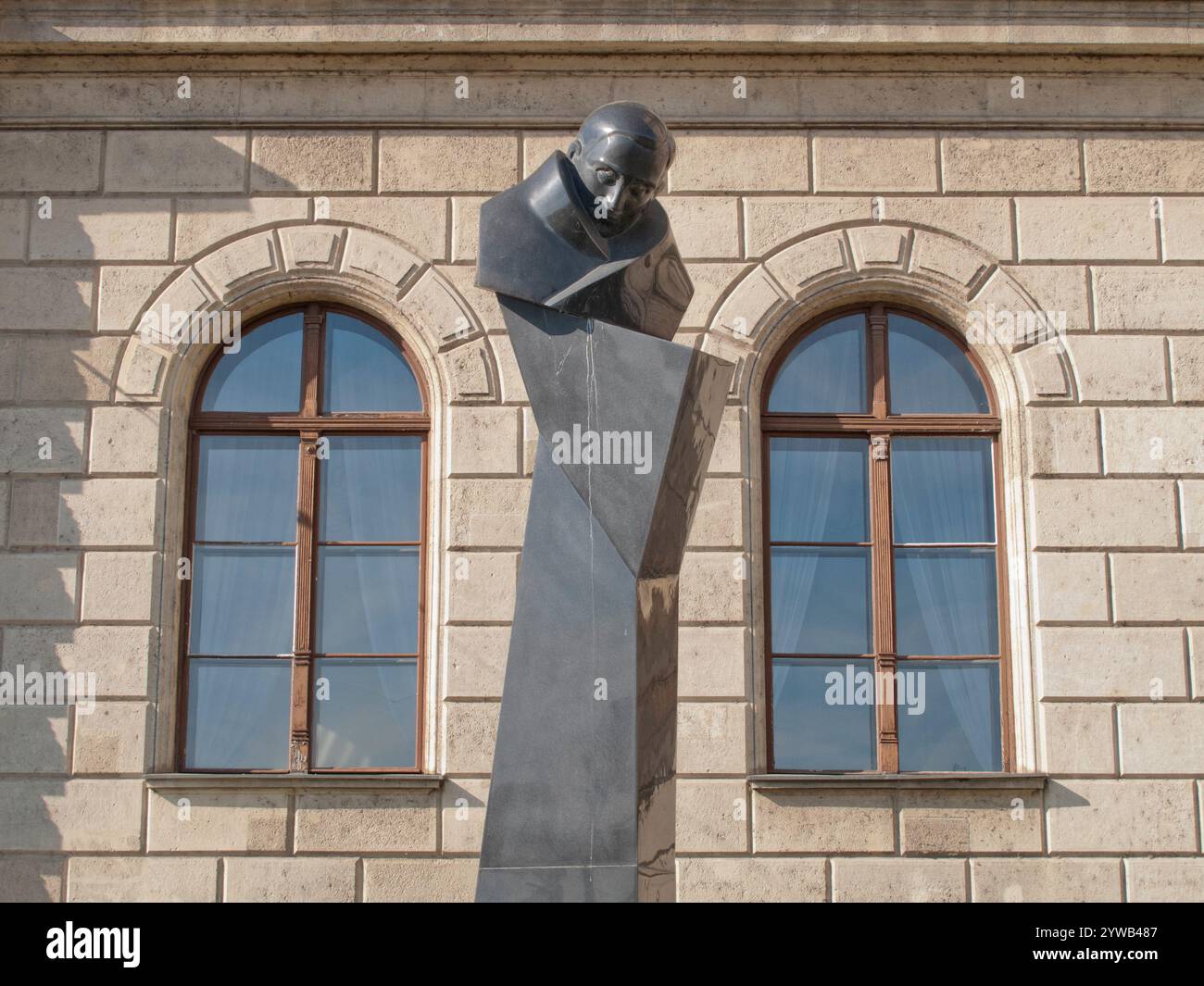 Statue and mmonumento to Academician Zsoltán Tóth, Budapest, Hungary ...