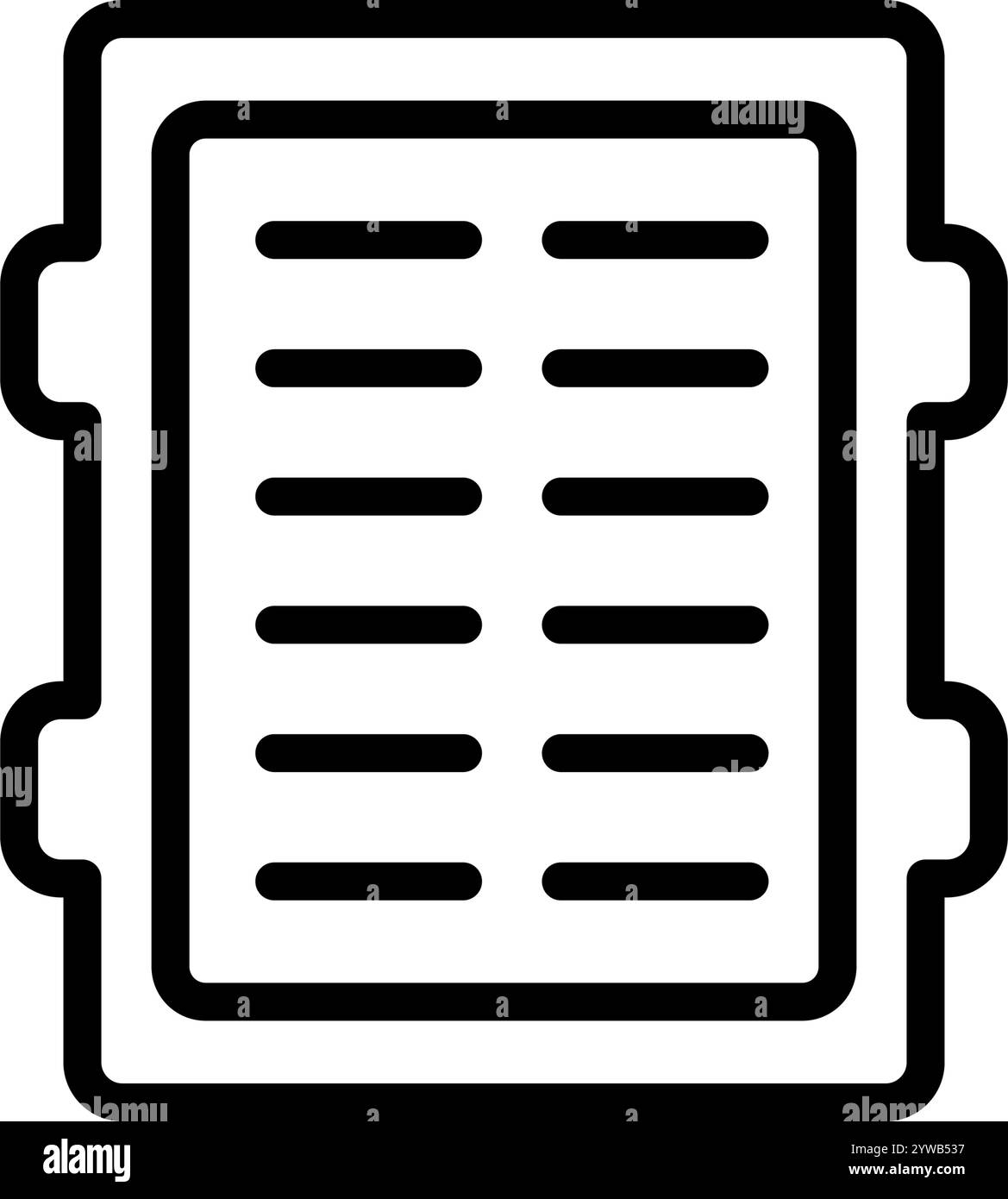 Car service line icon. Car filter simple pictogram. Auto Repair Shop ...