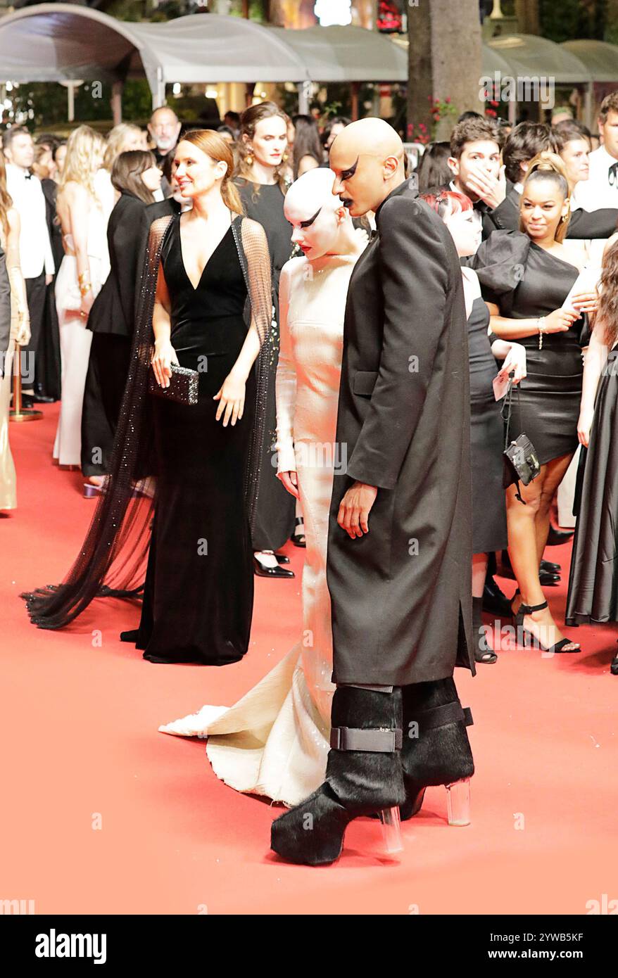 Design Duo Fecal Matter on the red carpet of the Cannes Film Festival ...