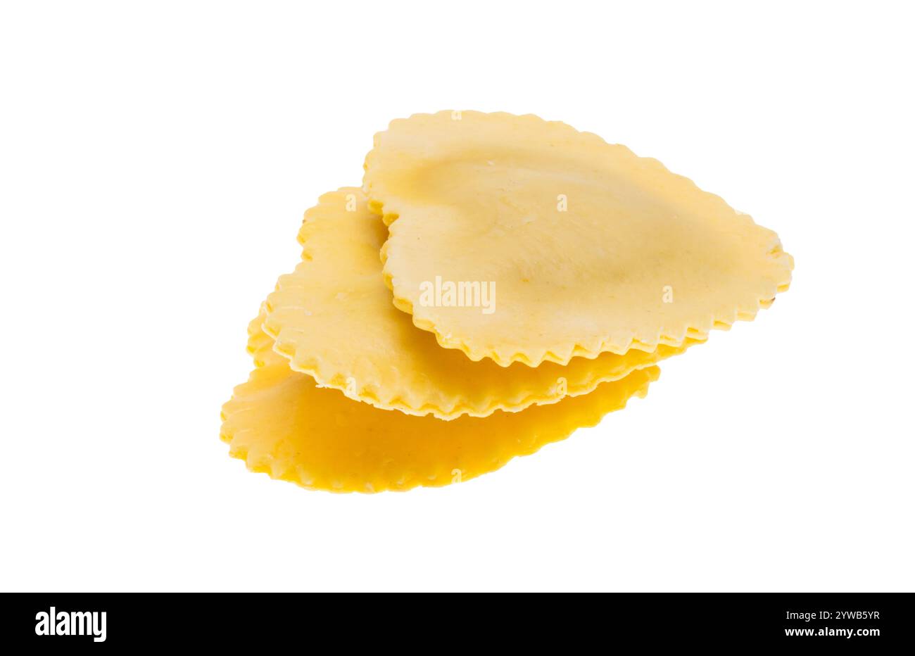 italian ravioli isolated on white background Stock Photo - Alamy