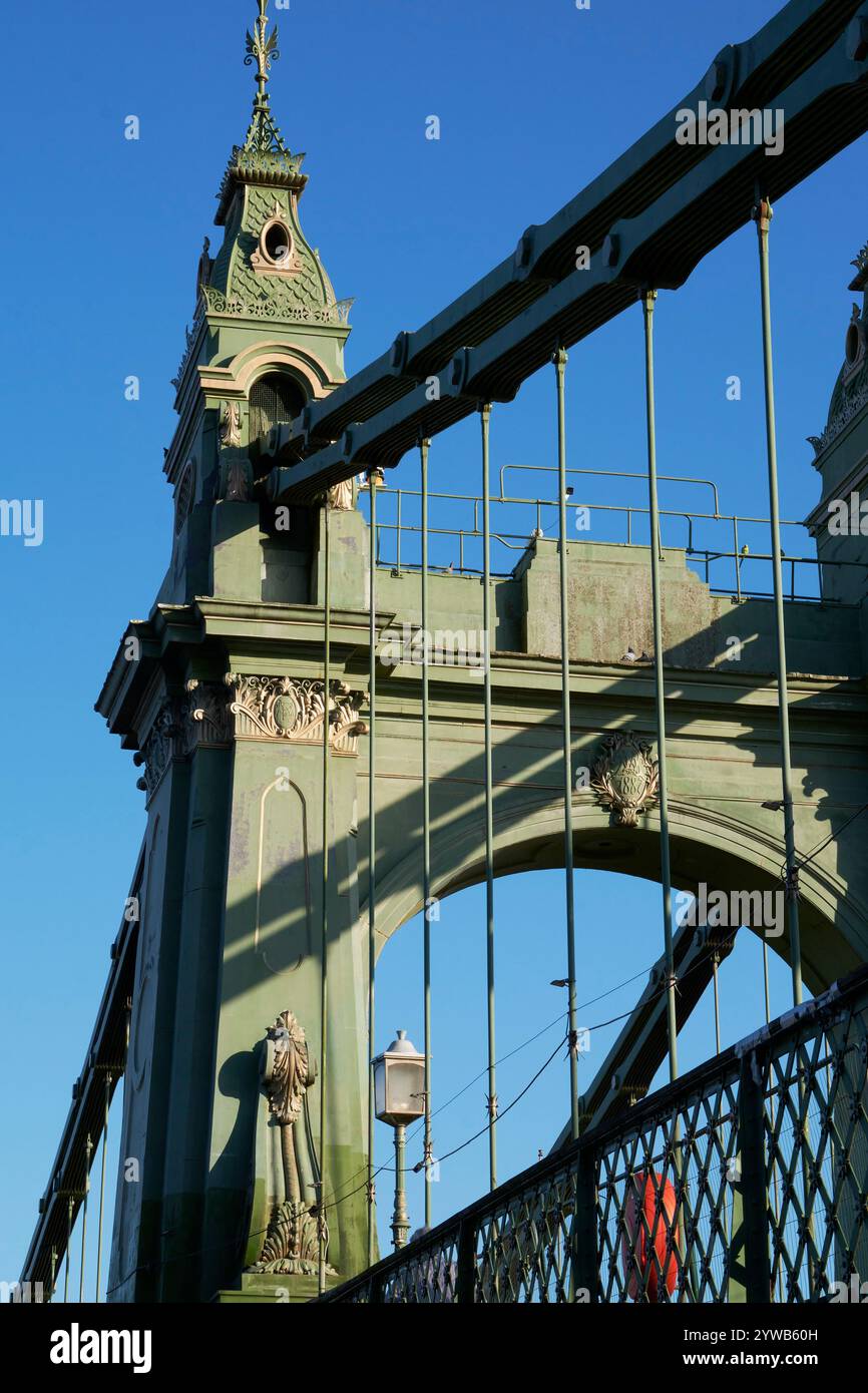 Hammersmith Bridge, London,UK Stock Photo - Alamy