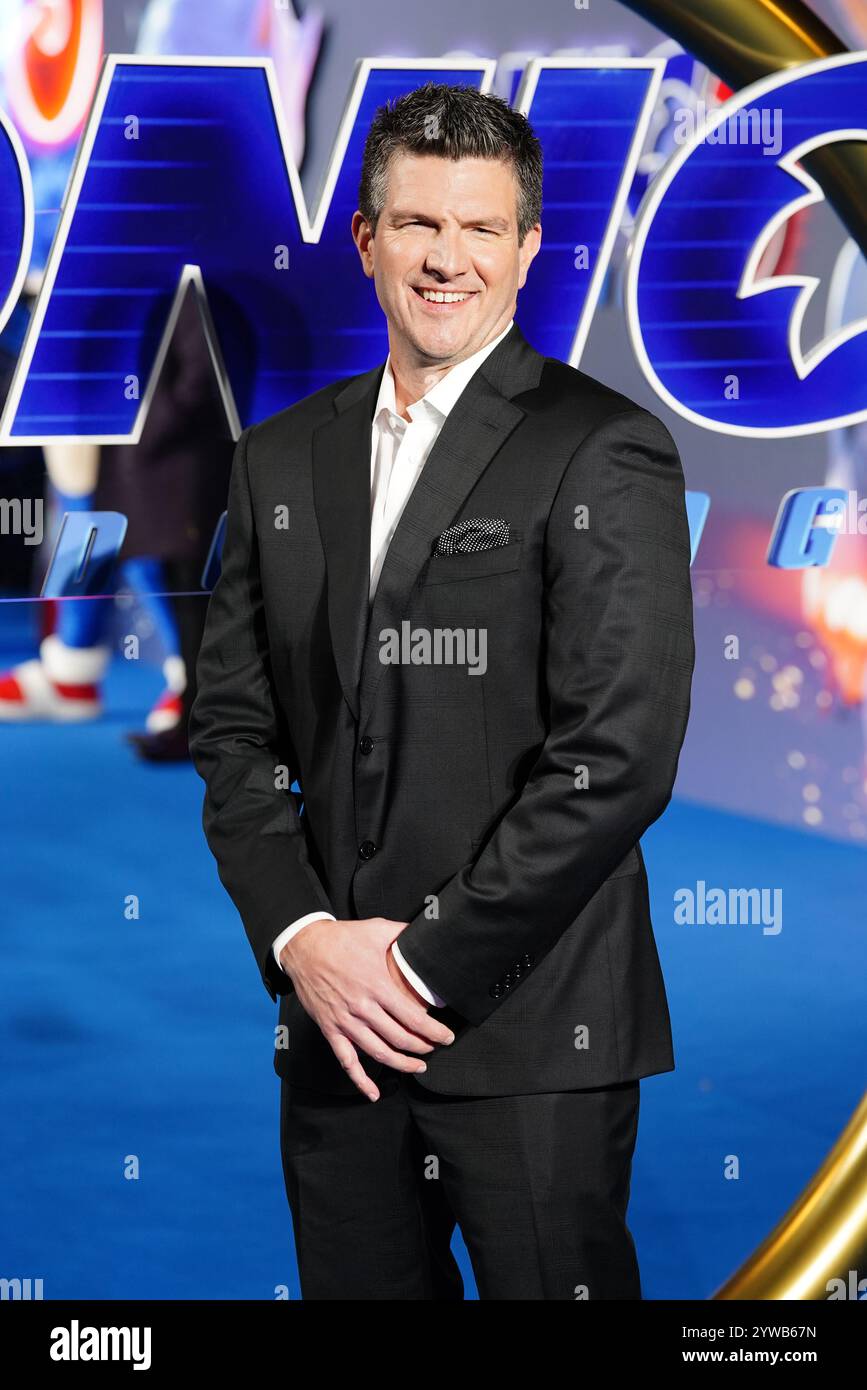 Jeff Fowler attending the Sonic the Hedgehog 3 premiere, at Cineworld ...