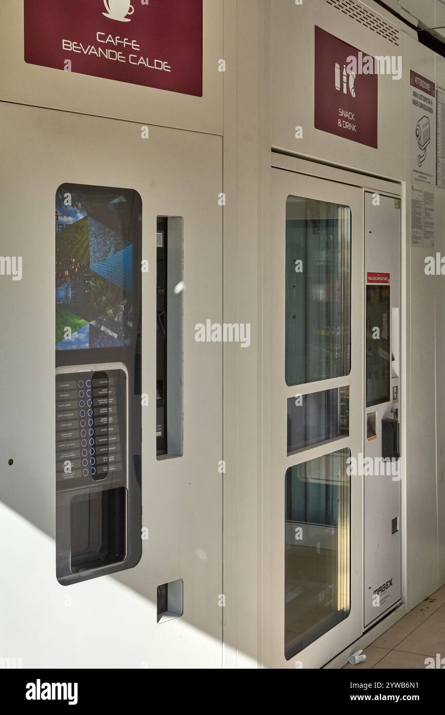 Two modern vending machines hi-res stock photography and images - Alamy