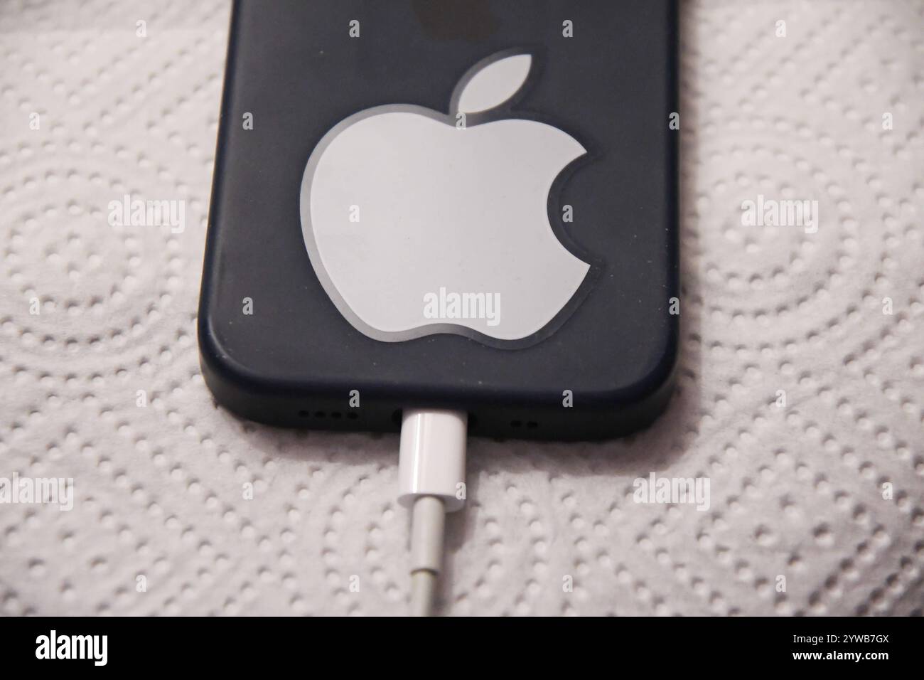 Copenhagen/ Denmark/10 december 2024/ Apple iphone 11 mini in danish ...