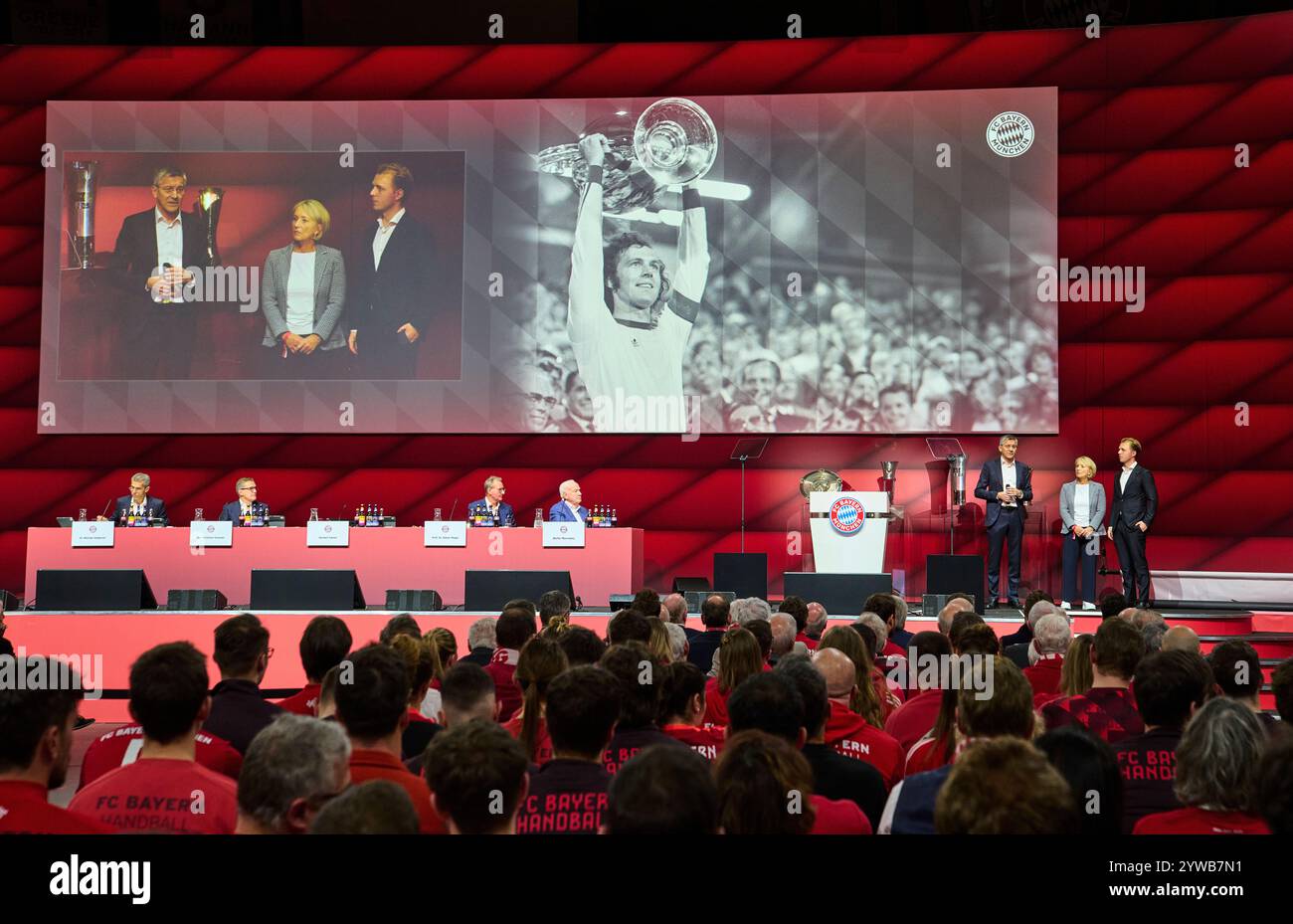 Herbert HAINER, FCB president and Ex CEO Adidas, Heidi Beckenbauer with ...