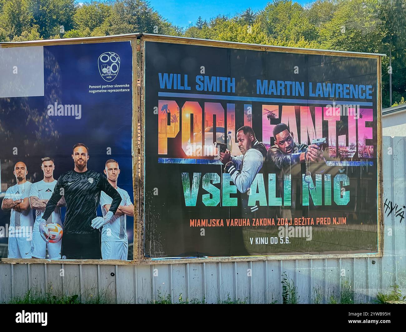Lake Bled, Slovenia - June 28, 2024: All Or Nothing movie large ...