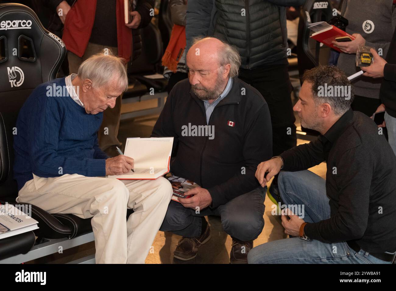 Turin, Italy. 7th December, 2024. Cesare Fiorio is seen during the book ...