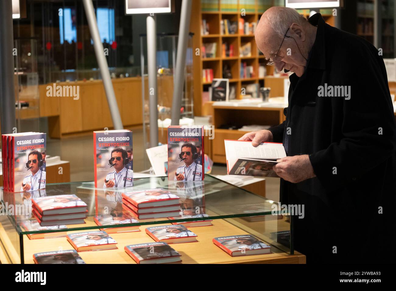 Turin, Italy. 7th December, 2024. presentation of Cristiano Fiorio's ...