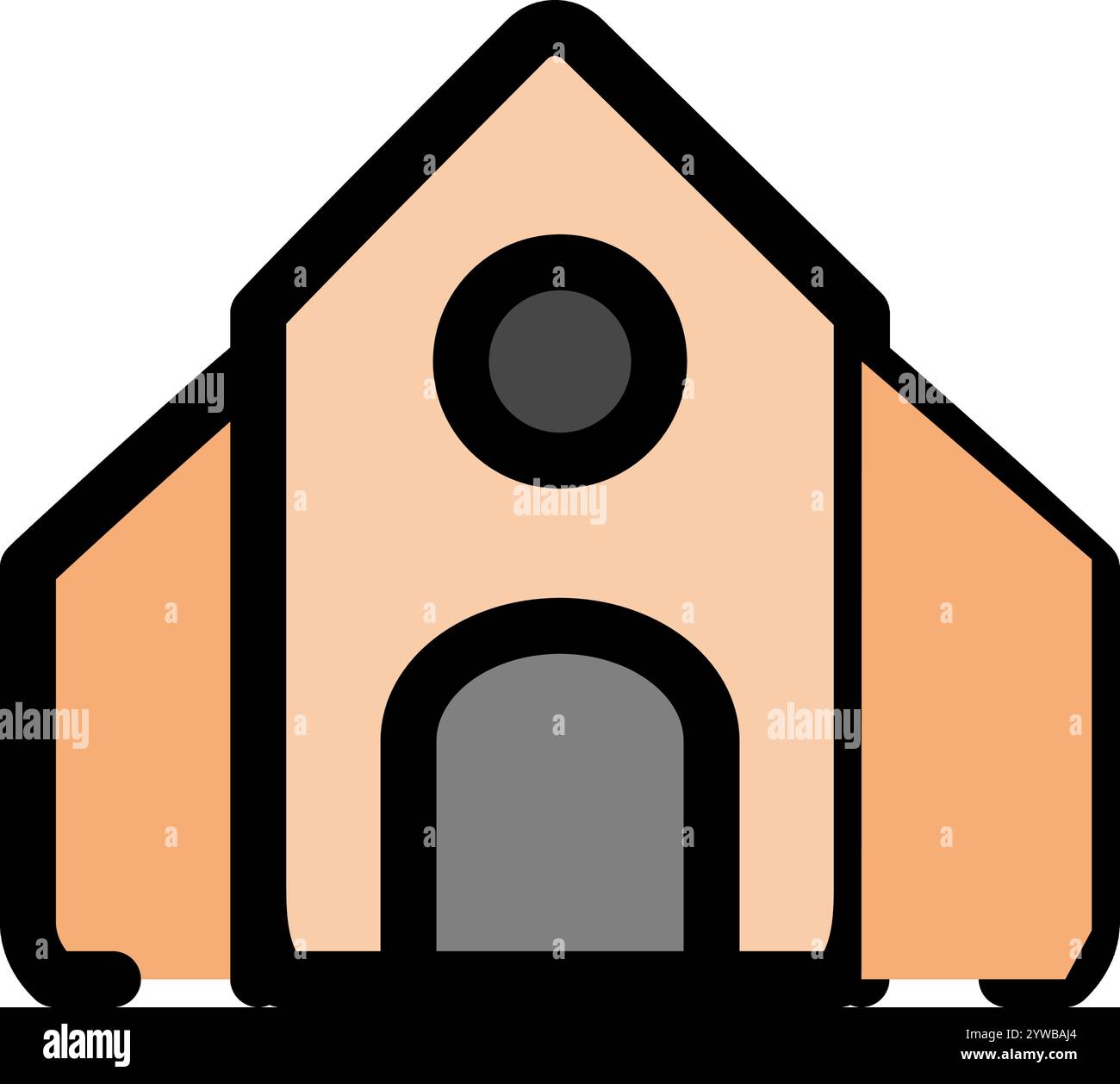 School symbol - modern education or office icon symbol Stock Vector ...