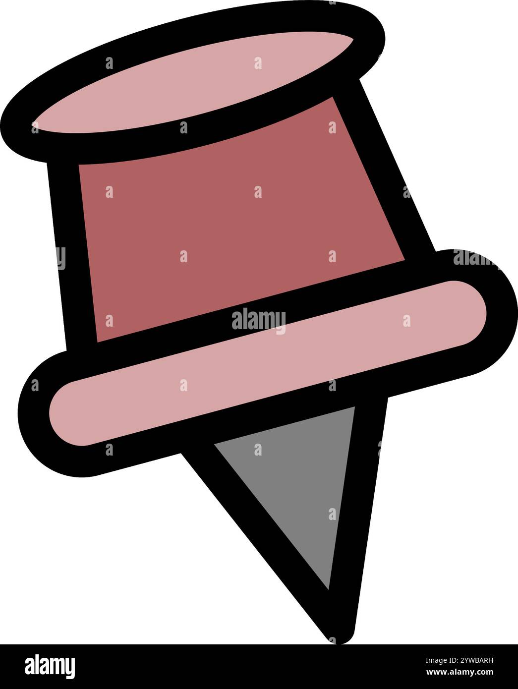 Pin icon symbol - modern education or office icon symbol Stock Vector ...