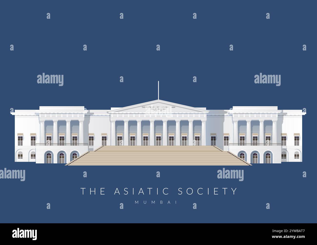 Society building architecture Stock Vector Images - Alamy