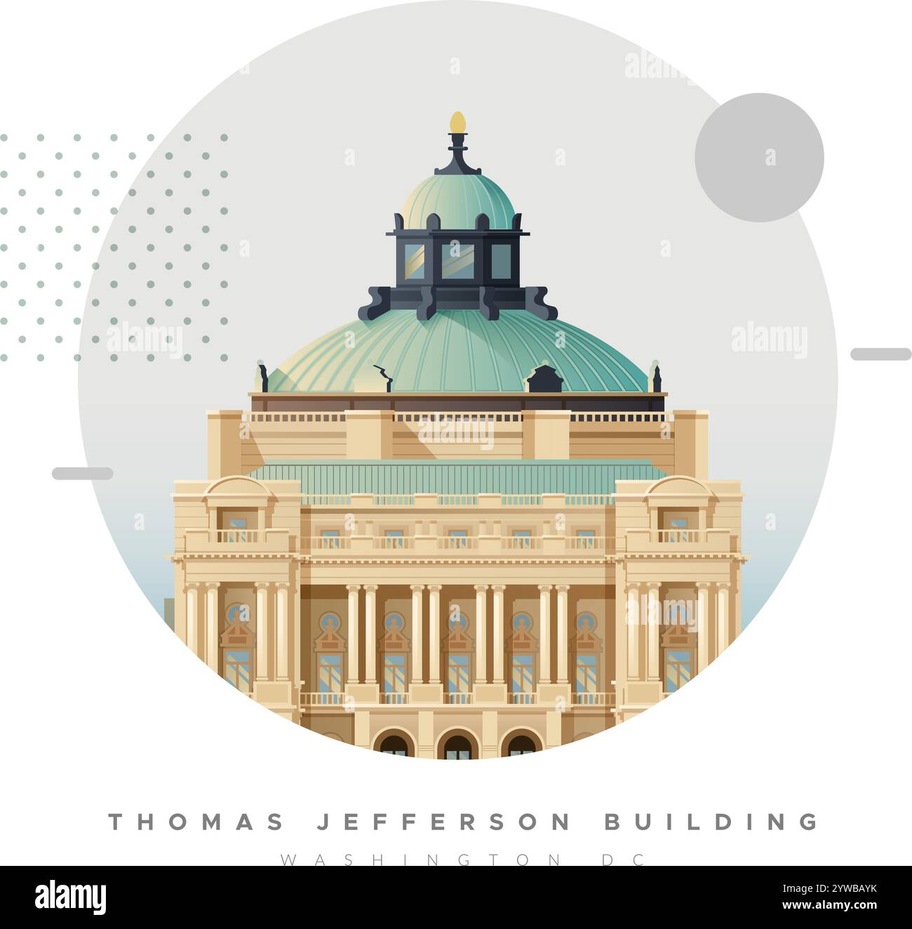 Washington dc historical architecture Stock Vector Images - Alamy